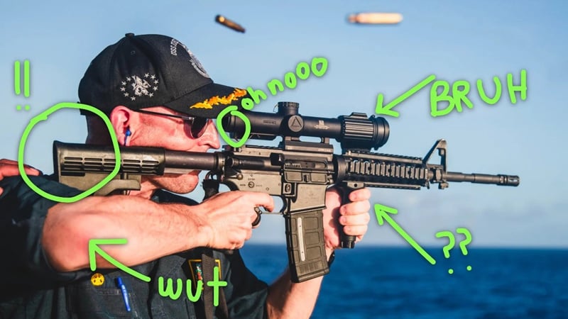 US Navy Deletes Embarrassing Photo Showing Warship Commander Holding ...