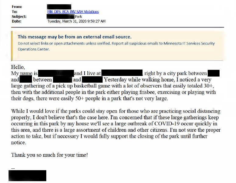 Minnesota’s COVID-19 Snitch Line Reveals Hundreds Reported Neighbors ...