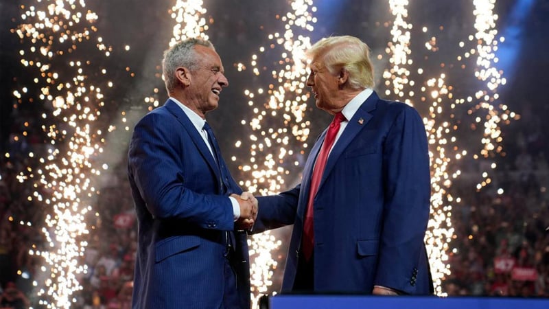 WATCH: RFK Jr. Joins Trump On Stage In An Unprecedented Display Of ...