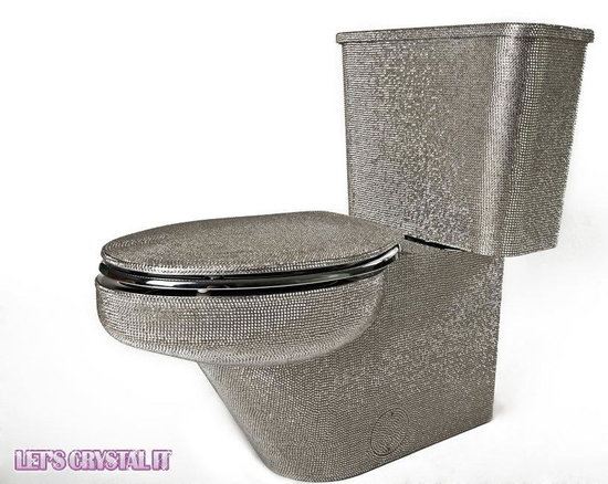 A $25000 toilet is studded with over 10,000 Swarovski crystals ...