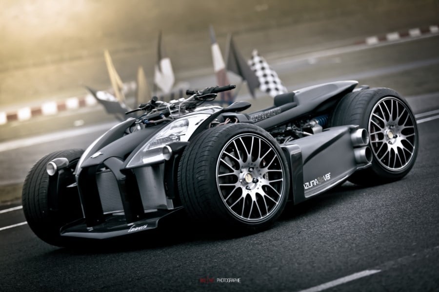 $250,000 Ferrari-powered Wazuma V8F Quad-bike makes a comeback in Matte ...