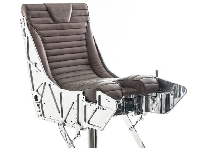 Ejector seat from a fighter jet converted into a bar stool - Luxurylaunches