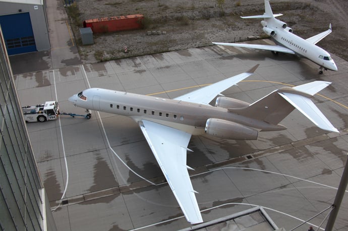 A striped Bombardier, see how a French design studio is taking private ...
