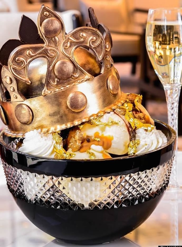 The $1,000 Victoria Ice Cream Sundae is named after the England queen ...