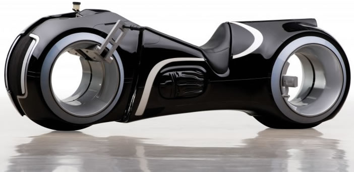A real life, fully-functional replica of a Light Cycle from TRON ...