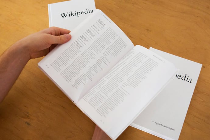 Wikipedia in print goes on sale for $500,000; owner gets to have a ...
