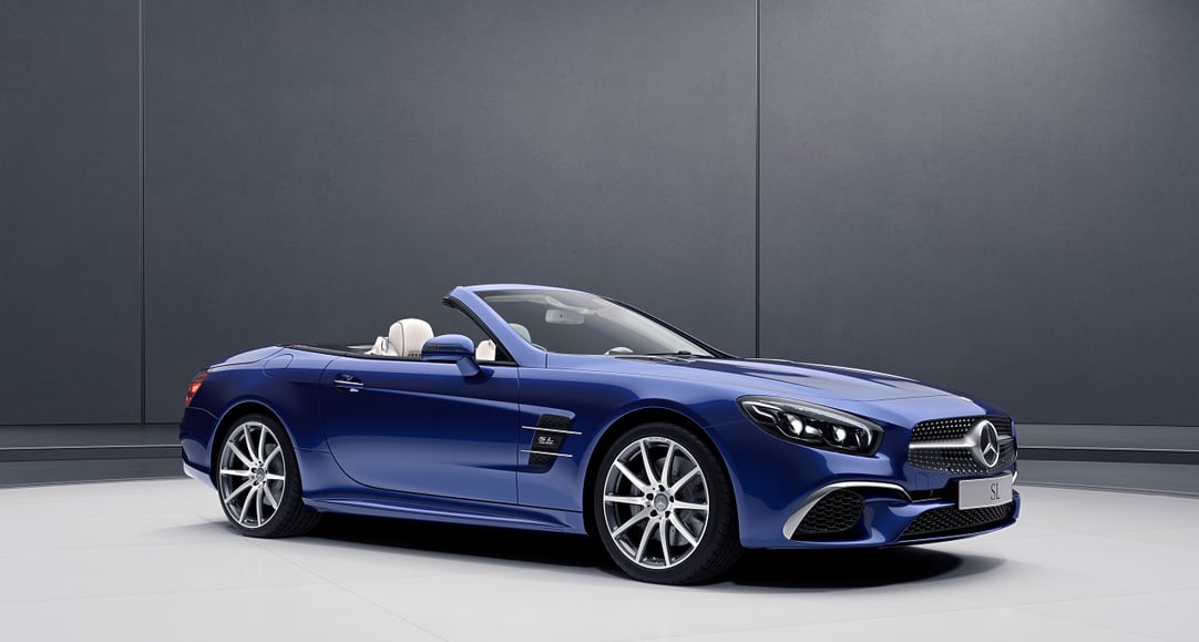 Mercedes-Benz SL and SLC models get Designo and RedArt special editions ...