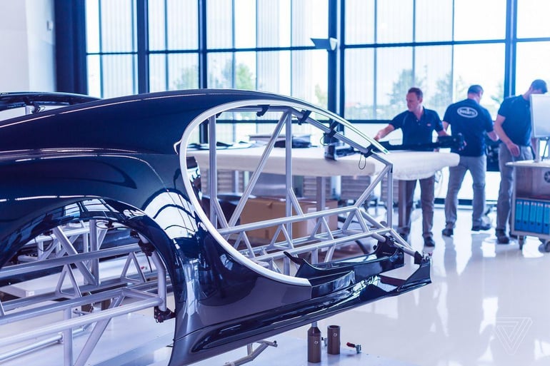 Pics - Inside the Bugatti Chiron factory
