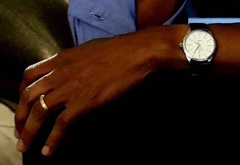 Barack Obama wears a $15,000 Rolex Cellini
