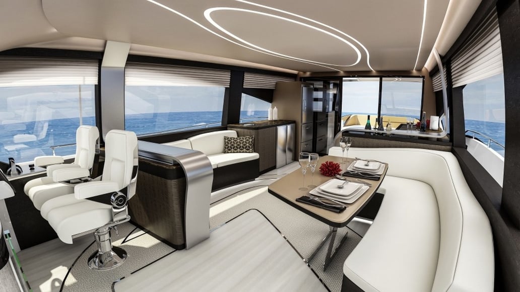 Lexus has unveiled its first luxury yacht - Its 65 foot long and packs ...