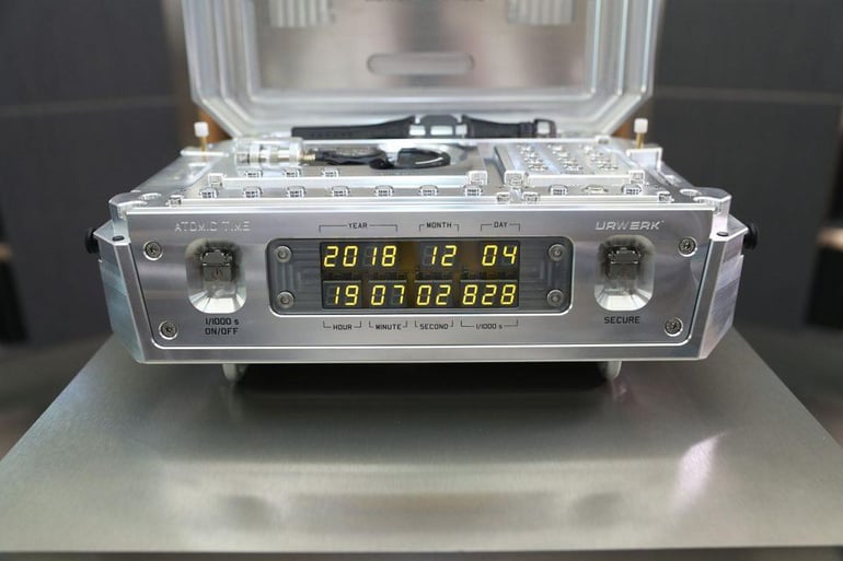 Urwerk’s latest creation is a groundbreaking tabletop atomic clock that ...