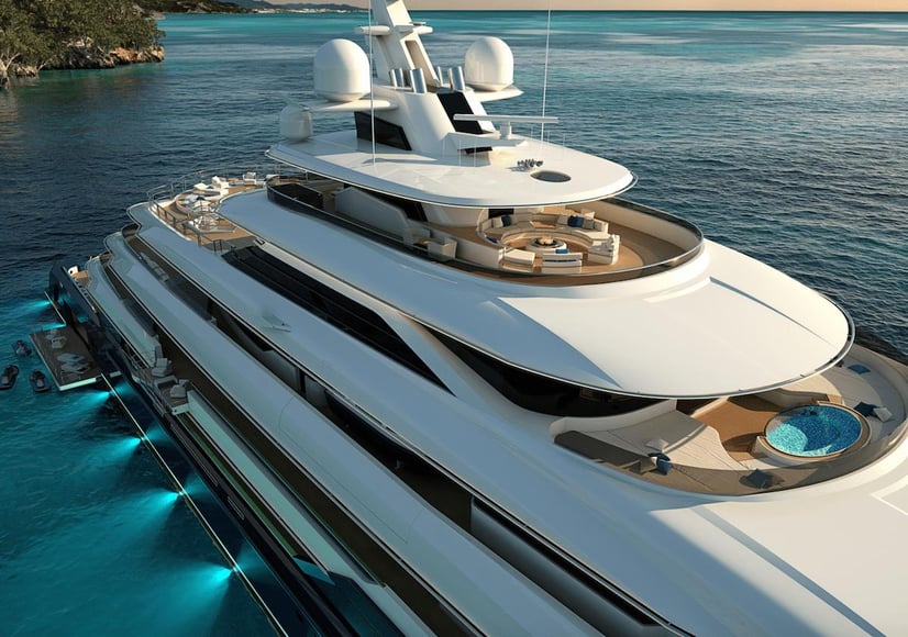 Columbus Yachts has revealed a 120-meter gigayacht project with a ...