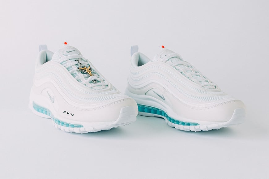 Costing $3,000 these Nike Air Max 97s are injected with holy water ...