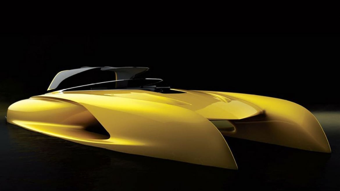 This Formula One-inspired sports tender concept is a Bugatti of the ...