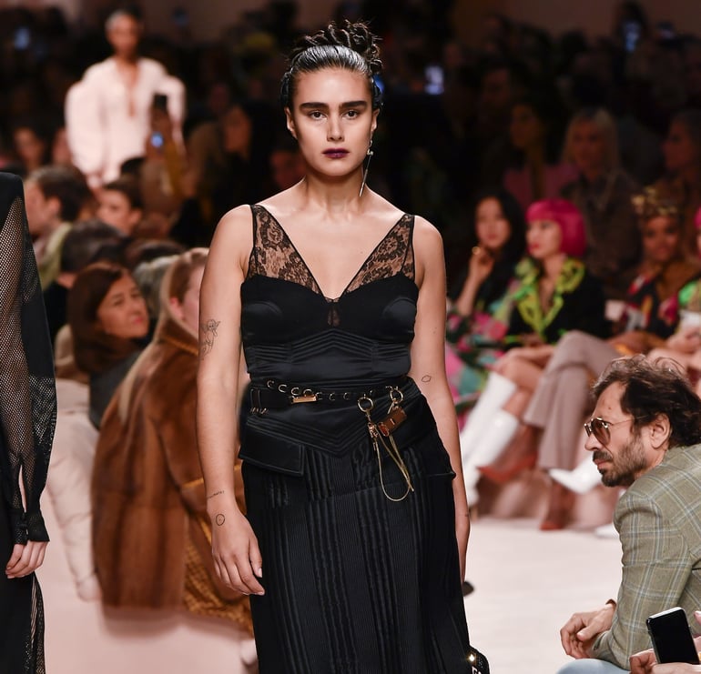 Fendi creates fashion history with its first plus sized runway models ...