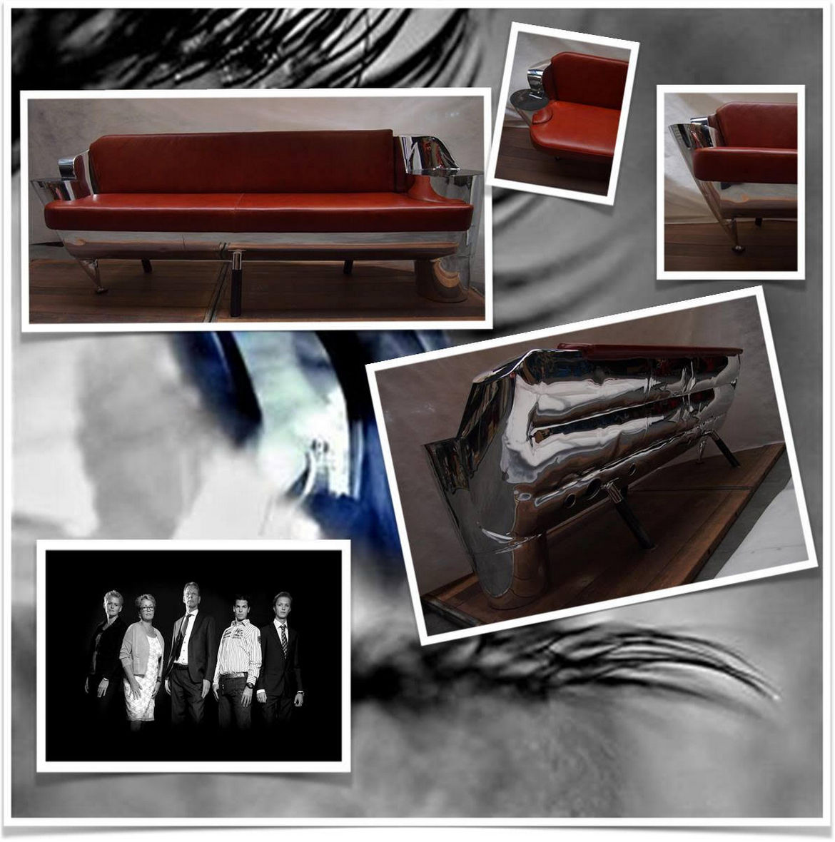 Exclusive - This badass couch is made from an original fuel tank of a ...