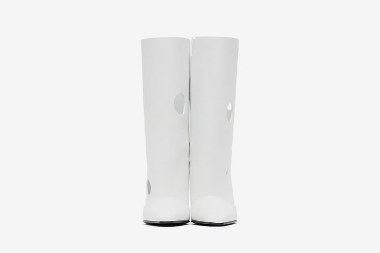 As weird as they are these Swiss cheese resembling boots do look cool ...