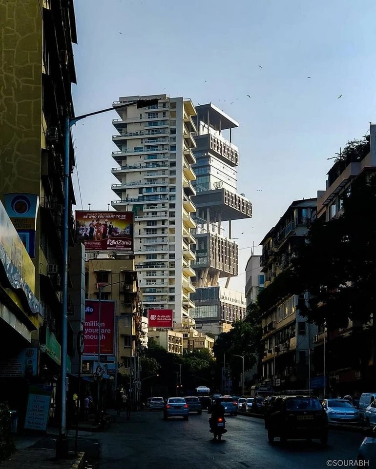 27 storeys tall, 168 car garage, a staff of 600, a snow room, an ice ...