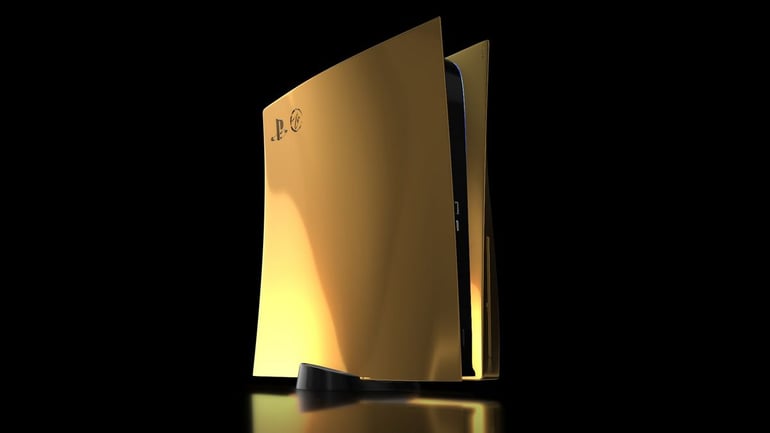 This British company is selling a 24-Carat gold-plated Sony Playstation ...