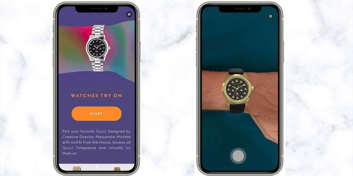 Gucci’s smartphone app now lets you try on its watches virtually using ...