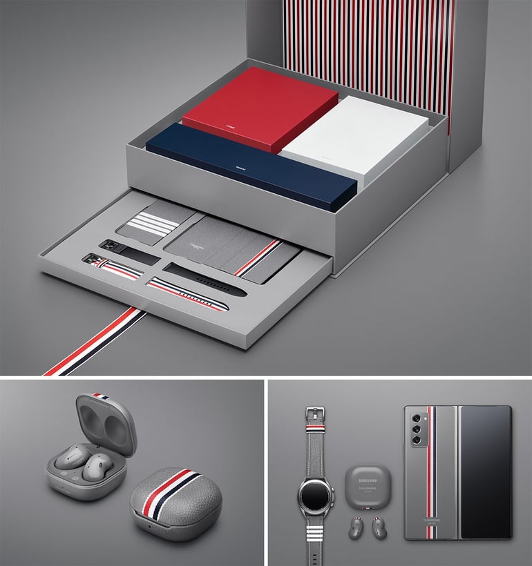 Samsung and Thom Browne partner on a limited edition Galaxy Z Fold 2 ...