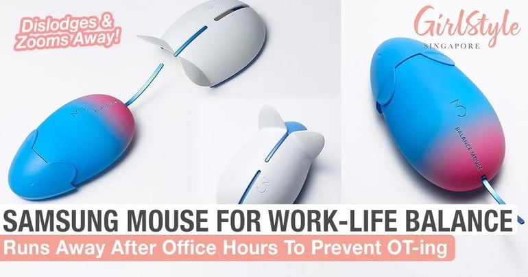 No overtime -this Samsung Computer Mouse will literally run away from ...