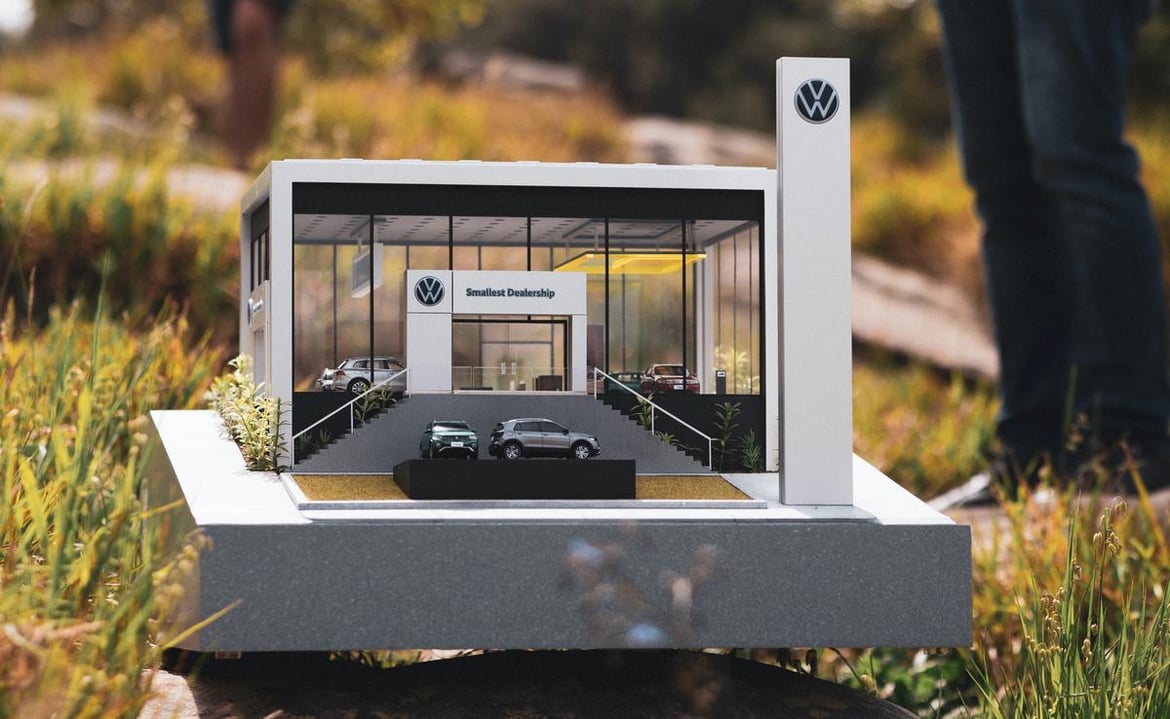 Volkswagen Australia has built the smallest auto dealership in the ...