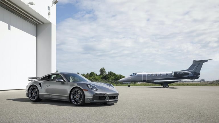 Porsche and Embraer have collaborated to create the ultimate pair of a ...