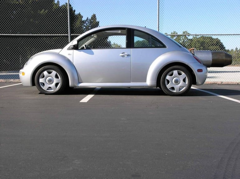This street-legal jet-powered VW Beetle is the wildest thing on ...