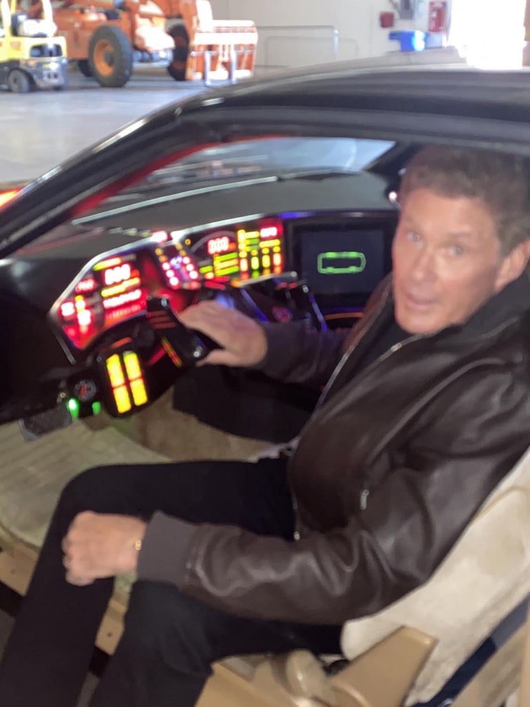 David Hasselhoff is auctioning his own Knight Rider car which he’ll ...