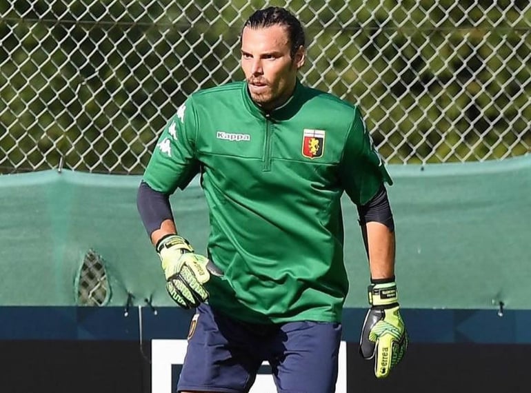 Pics - Italian soccer star Marchetti was left red with anger after a ...