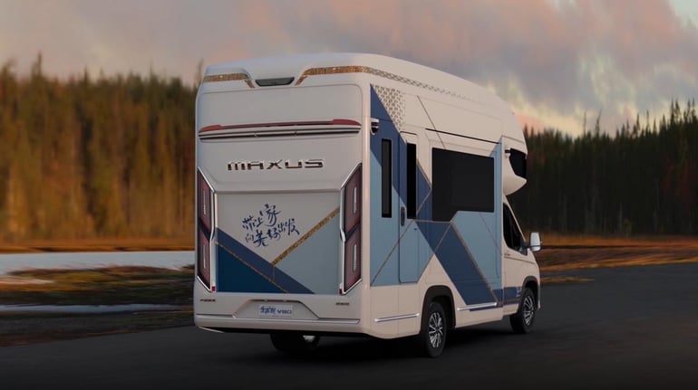 The mother of all RV's - This smart Chinese RV has a front balcony you ...