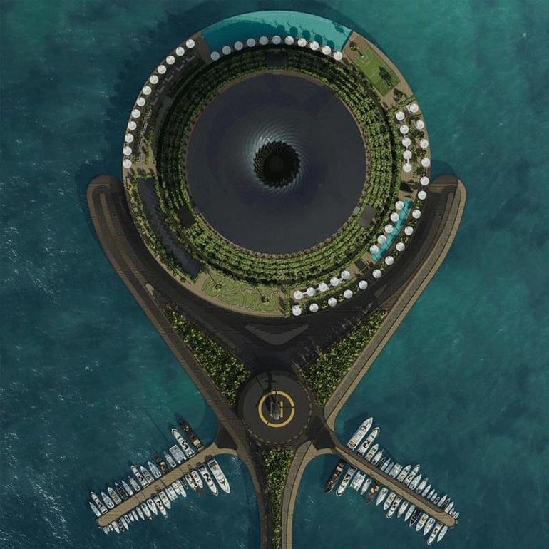 Qatar is planning to build a massive 152 room floating luxury resort ...