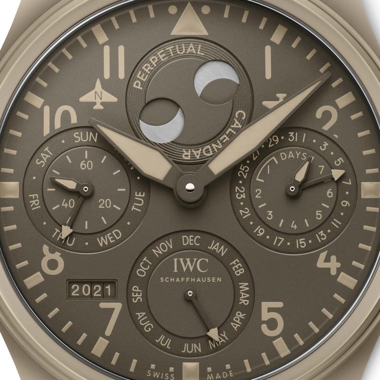 IWC adds two new sand-colored Top Gun Edition “Mojave Desert” watches ...