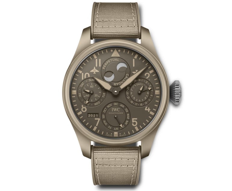 IWC adds two new sand-colored Top Gun Edition “Mojave Desert” watches ...