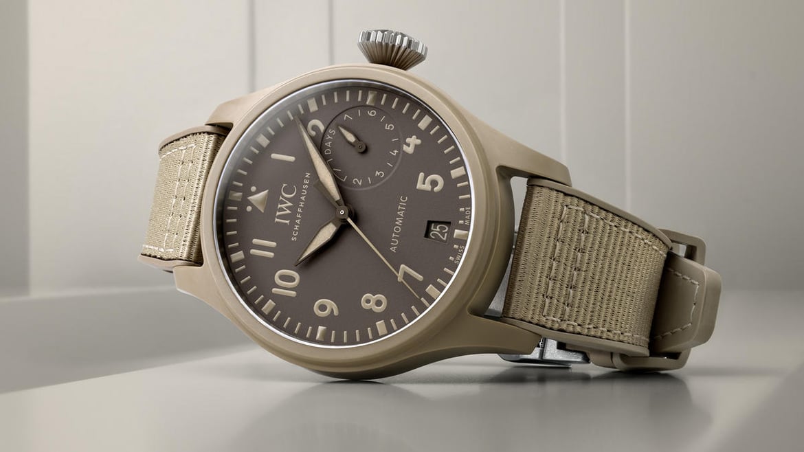 IWC adds two new sand-colored Top Gun Edition “Mojave Desert” watches ...