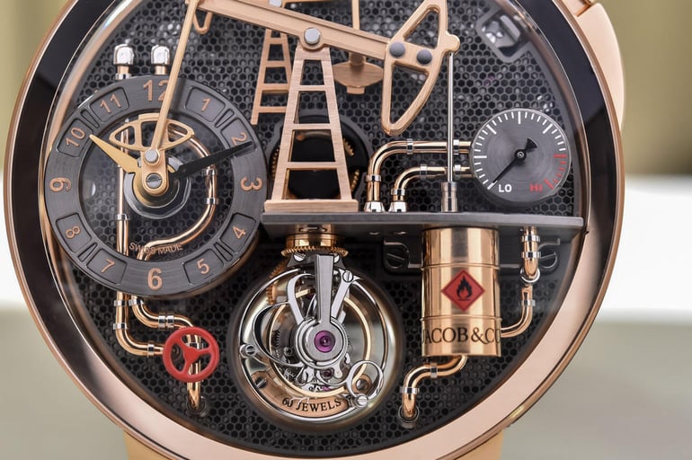 This $380,000 Jacob & Co watch has an on demand oil pumping animation ...