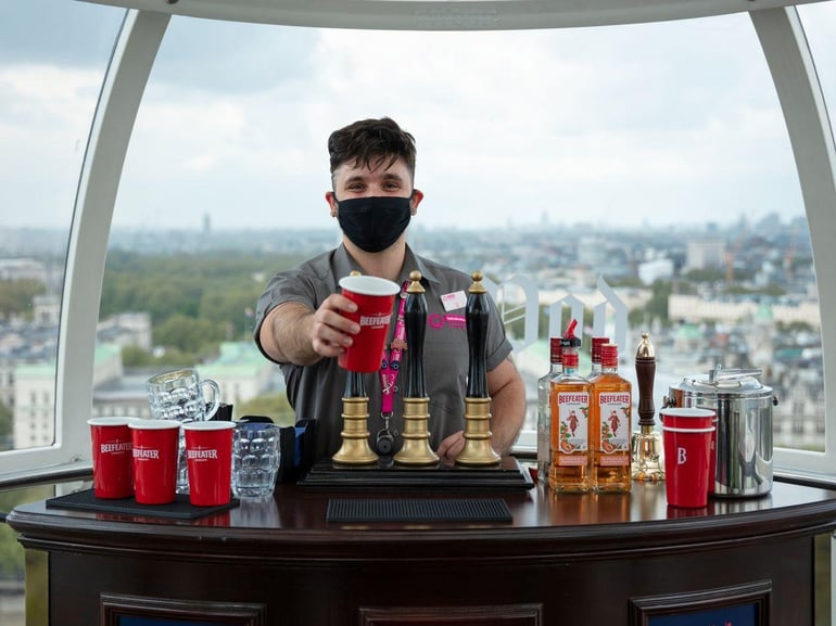 A bar with a best view in the city? The London Eye has opened a pub 443 ...