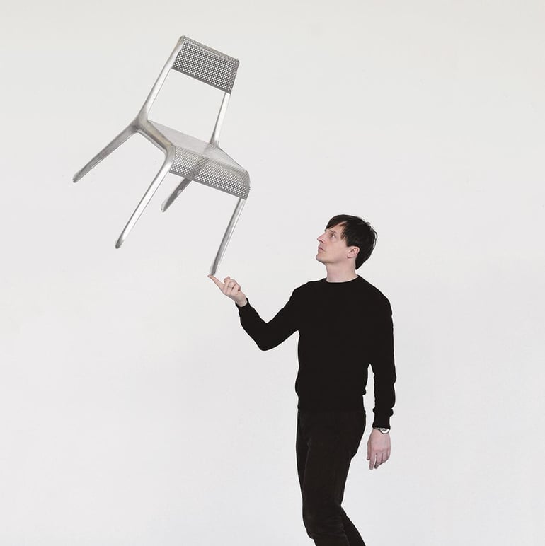 Weighing a mere 1,660 grams this is the lightest chair in the world ...