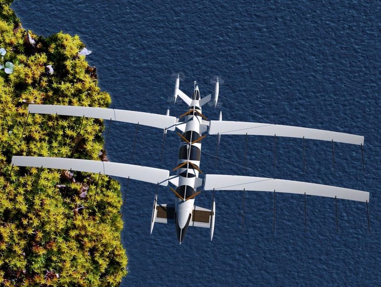 This incredible flying yacht concept converts from a 152 long boat into ...