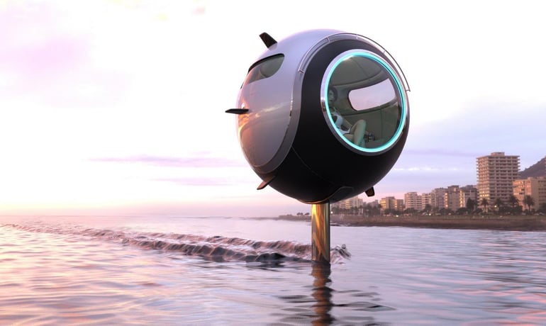 Even the Jetsons did not think of this - This personal pod concept is a ...