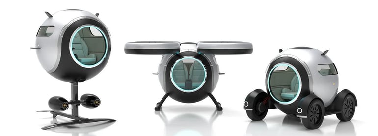 Even the Jetsons did not think of this - This personal pod concept is a ...