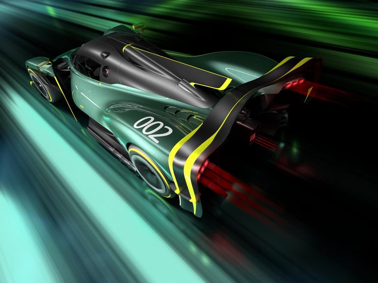 Powered by a 1,000 bhp V12 engine the Aston Martin Valkyrie AMR Pro is ...