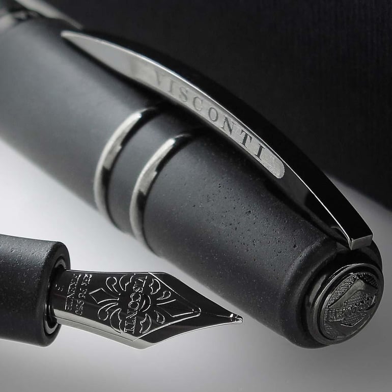 In a first, this pen is made from the lava of an active Italian volcano ...