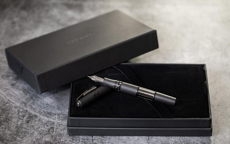 In a first, this pen is made from the lava of an active Italian volcano ...