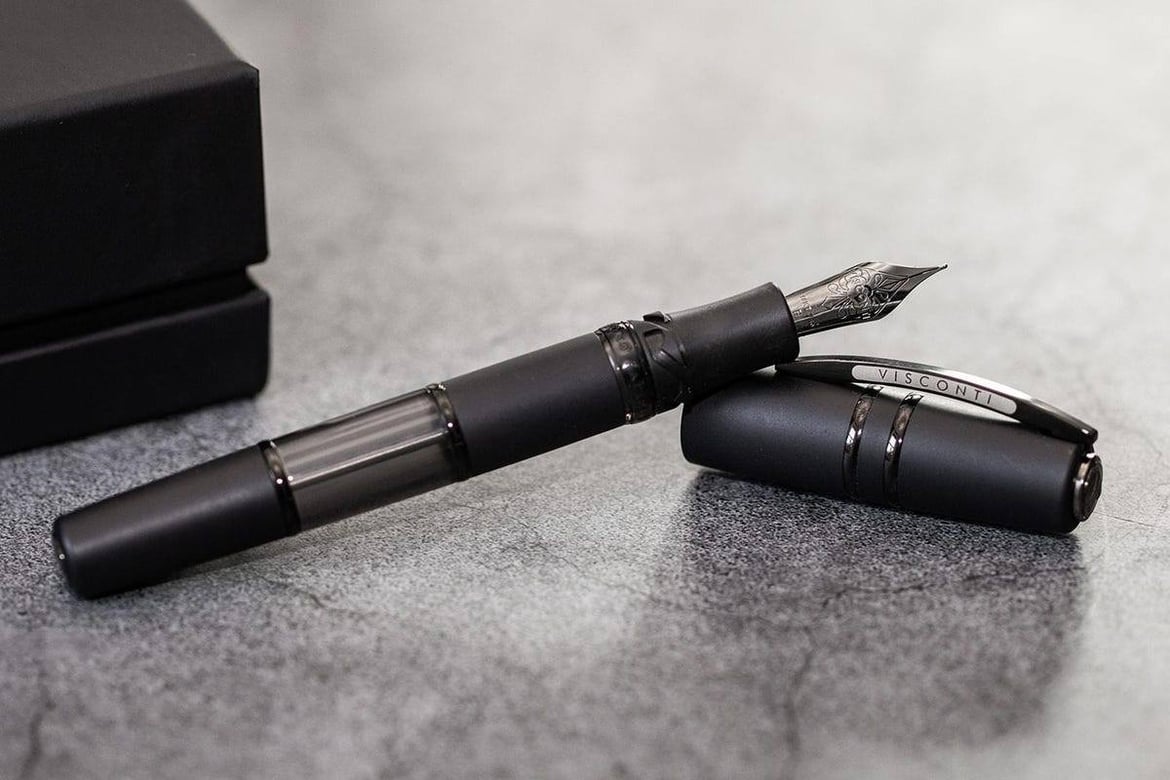 In a first, this pen is made from the lava of an active Italian volcano ...
