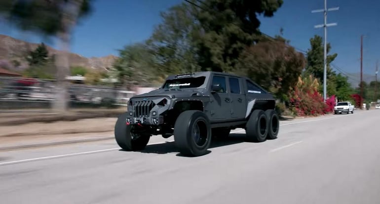 The monstrous Apocalypse Hellfire 6x6 truck meant to survive zombie ...