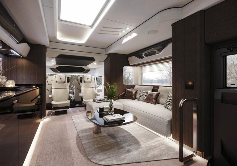 A yacht on wheels - This ultra-luxurious German motorhome comes with an ...