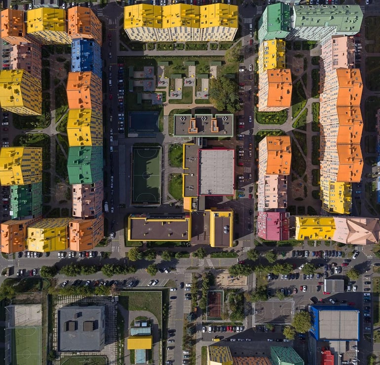 The stunning 'Comfort town' in the Ukrainian capital of Kyiv looks like ...