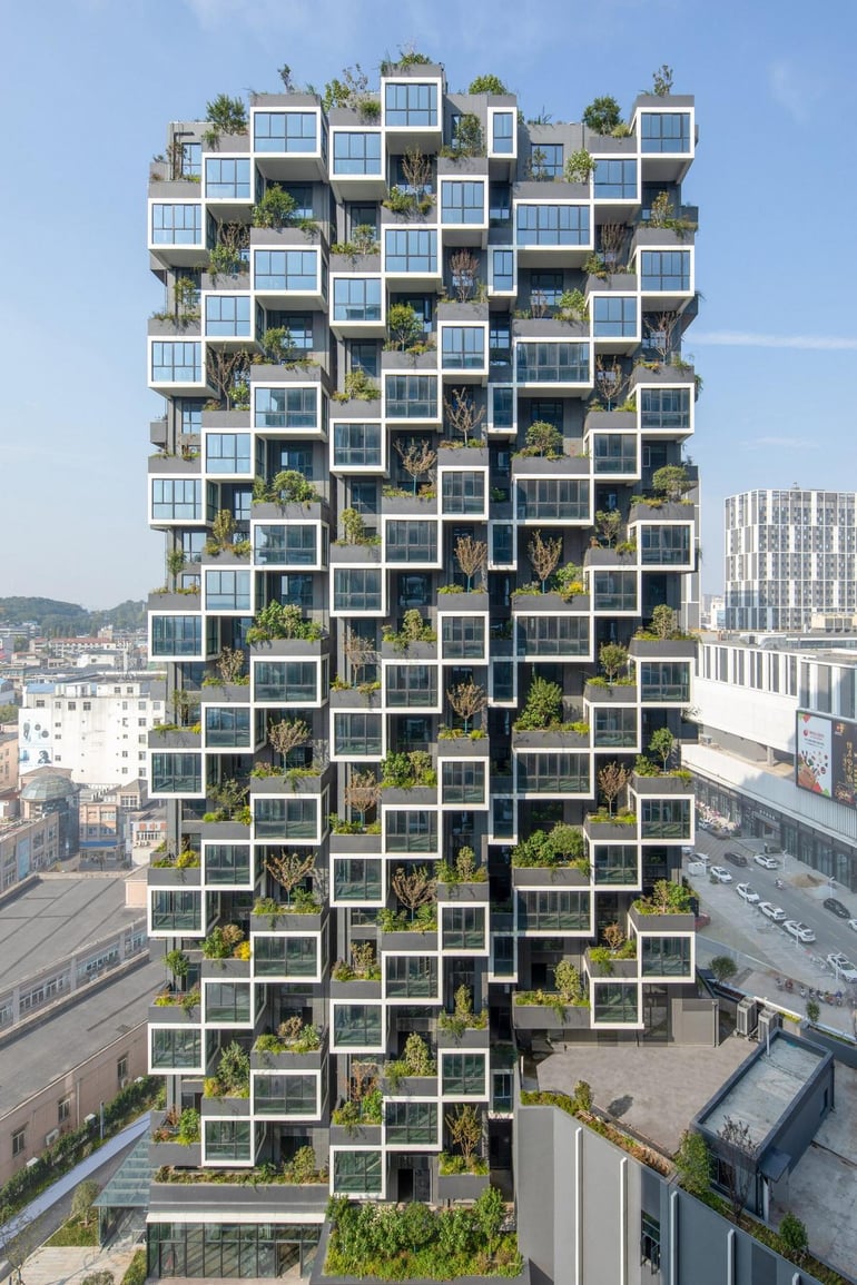 Covered with 400 trees, this vertical forest city complex in China will ...